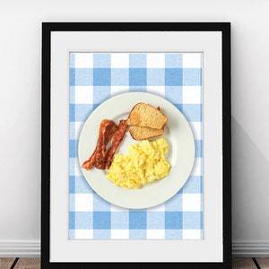 Ron Swanson Breakfast Poster - Jj's Diner Print - Parks and Recreation ...