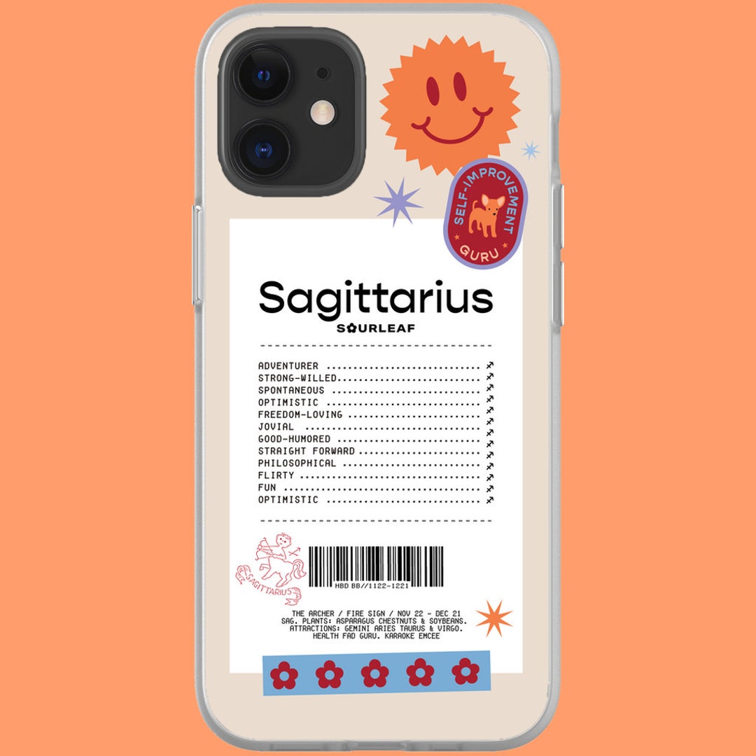 Sagittarius Receipt iPhone Case / Astrology Phone Case / Trendy Zodiac ...