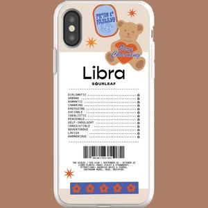 Libra Receipt iPhone Case / Astrology Phone Case / Trendy Zodiac iPhone ...