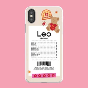 Leo Receipt iPhone Case / Astrology Phone Case / Trendy Zodiac iPhone ...