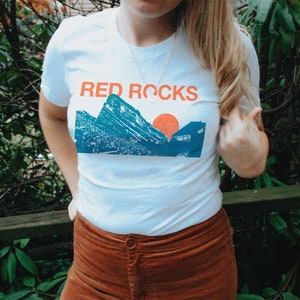 Red Rocks Amphitheater Graphic Tee - Colorado Red Rocks T-shirt -denver ...