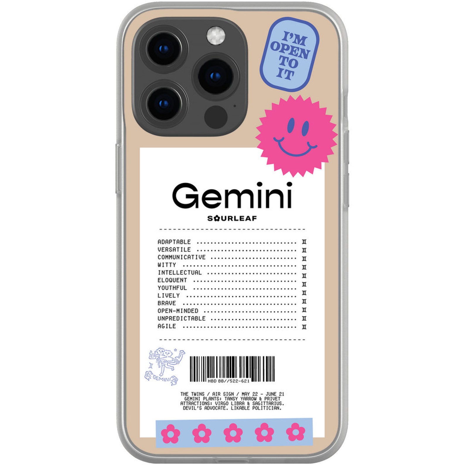 Gemini Receipt Iphone Case / Astrology Phone Case / Trendy | Etsy