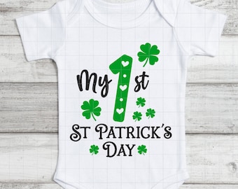 1st St Patricks Day | Etsy