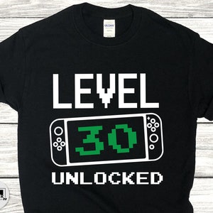Level 30 Unlocked Svg 30th Birthday Svg Birthday Boy Svg - Etsy