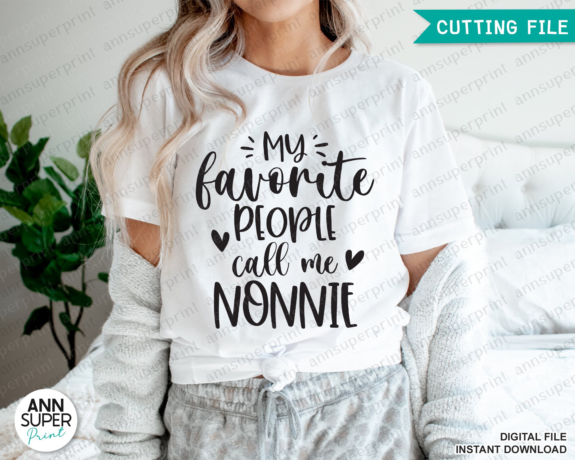 My Favorite People Call Me Nonnie Svg Nonnie Svg Favorite - Etsy