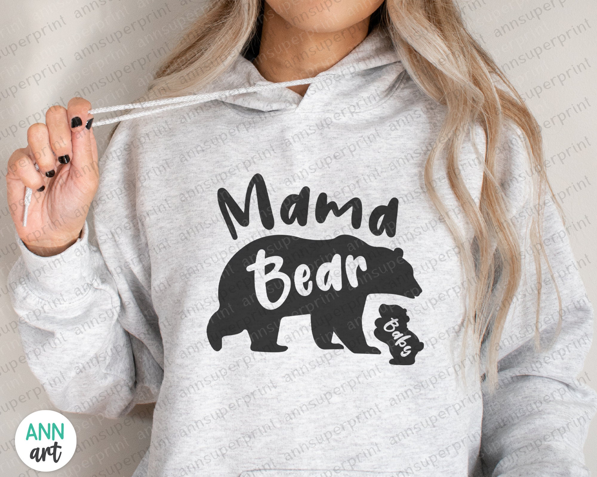 Mama Bear Baby Bear Svg Mom Life Svg Mama Svg Mothers Day - Etsy