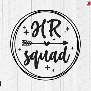 HR Squad Svg, Funny HR Team Png Files (instant Download) - Etsy