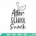 After School Snack SVG, Teacher Svg, Apple Svg, Teacher Apple Svg ...