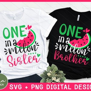 One in a Melon SVG Bundle, Watermelon Svg, Summer Svg, Vacation Svg ...