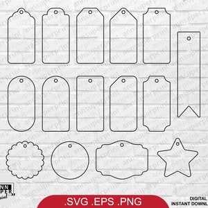 Tag Svg, Tag Cut File, Label Svg, Gift Tags Svg, Price Tags Svg, Tags ...
