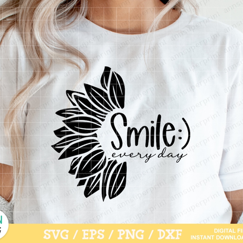 Smile Cut File - Etsy