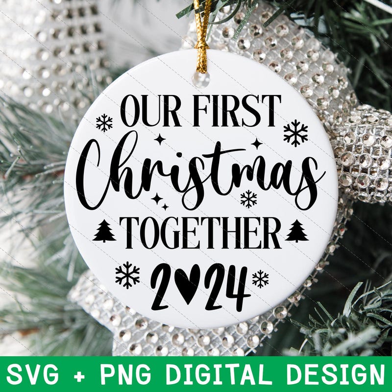 Our First Christmas Svg - Etsy