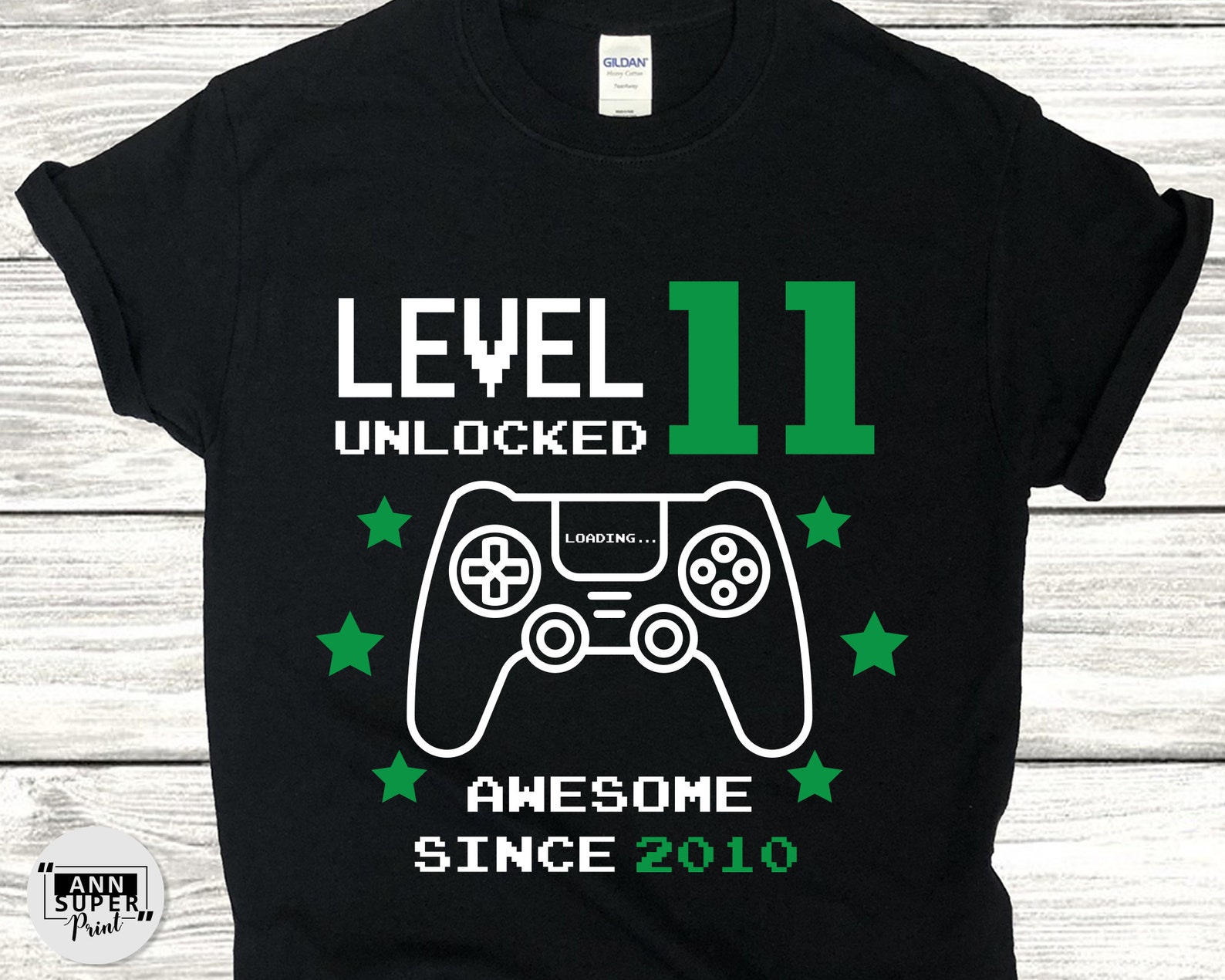 Level 11 Unlocked Svg 11th Birthday Svg Gamer Birthday Svg - Etsy