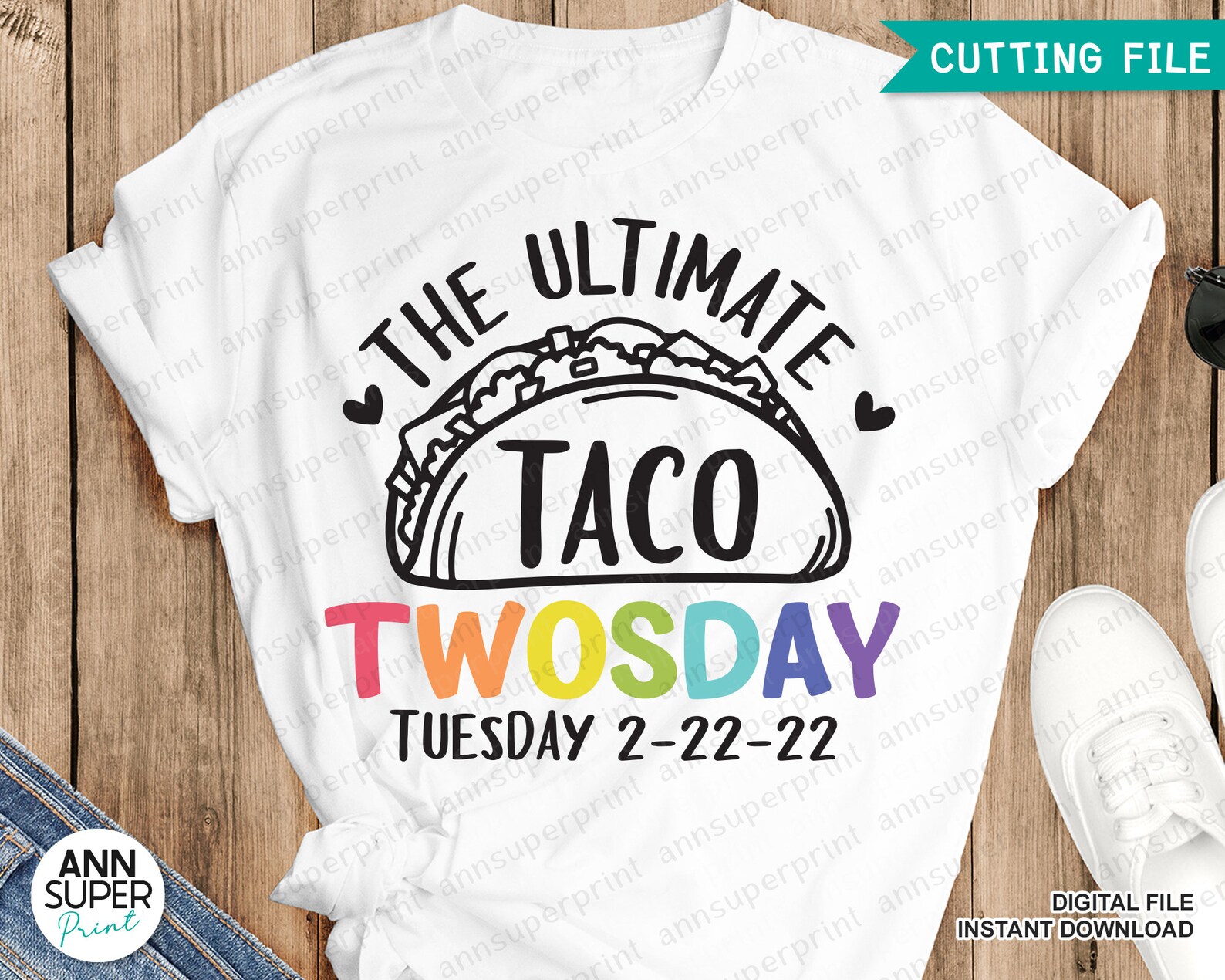 The Ultimate Taco Twosday SVG Taco Twosday 2-22-22 Svg Taco - Etsy