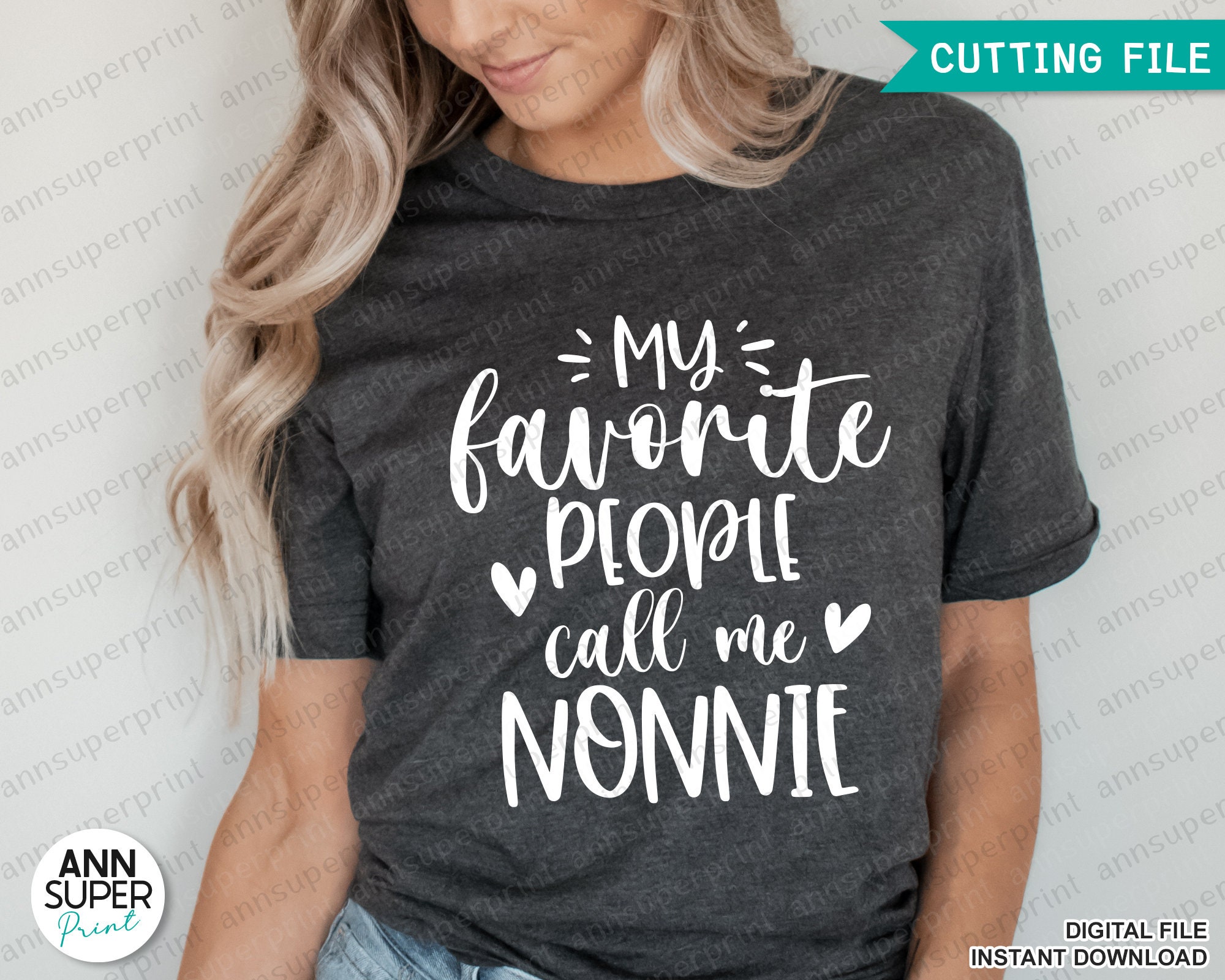 My Favorite People Call Me Nonnie Svg Nonnie Svg Favorite - Etsy