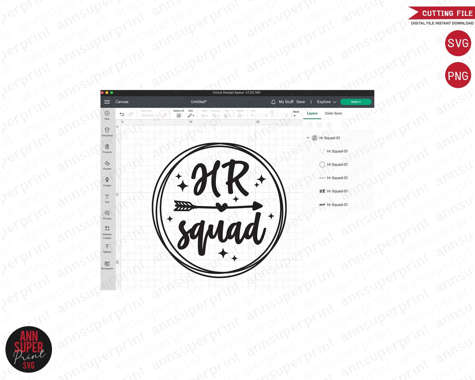 HR Squad Svg, Funny HR Team Png Files (instant Download) - Etsy