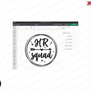 HR Squad Svg Png, Human Resources Svg, Funny HR Svg, Funny Office Svg ...