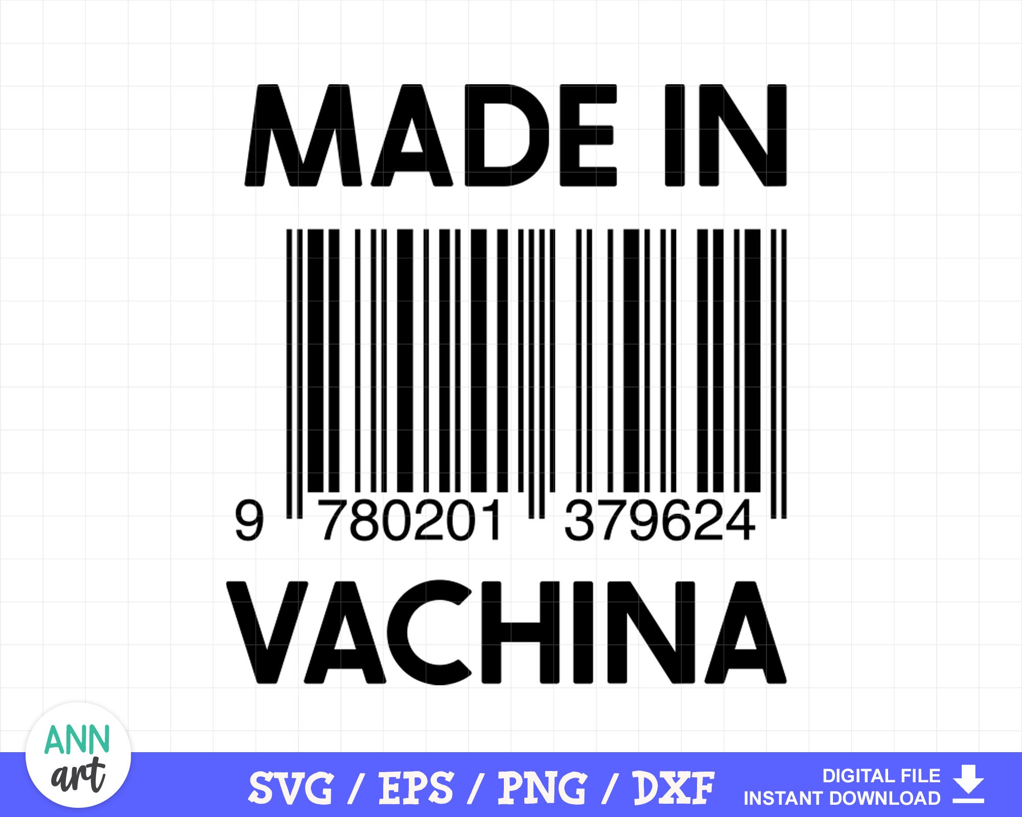 Made in Vachina Svg Baby Onesie Svg Funny Baby Onesie Baby - Etsy Canada