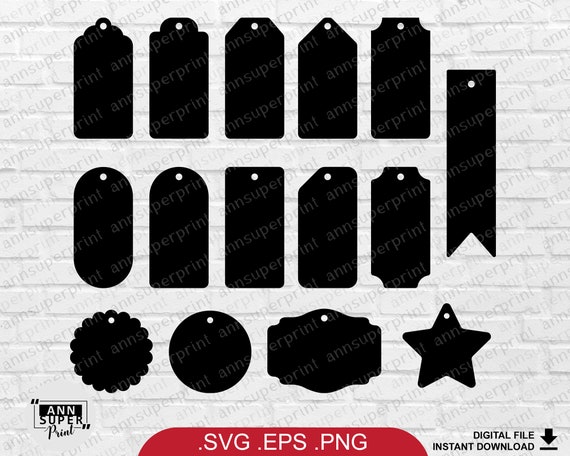 Tag Svg Tag Cut File Label Svg Gift Tags Svg Price Tags | Etsy