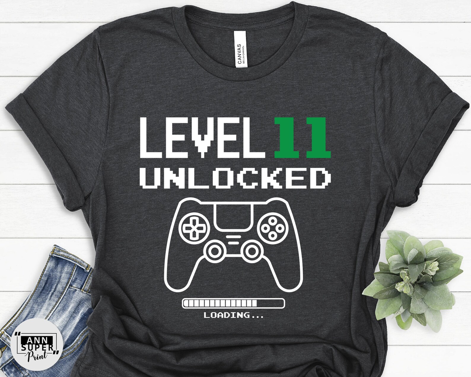 Level 11 Unlocked Svg 11th Birthday Svg Gamer Birthday Svg - Etsy