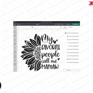 My Favorite People Call Me Mamaw Svg, Mamaw Svg, Grandma Svg, Mamaw ...