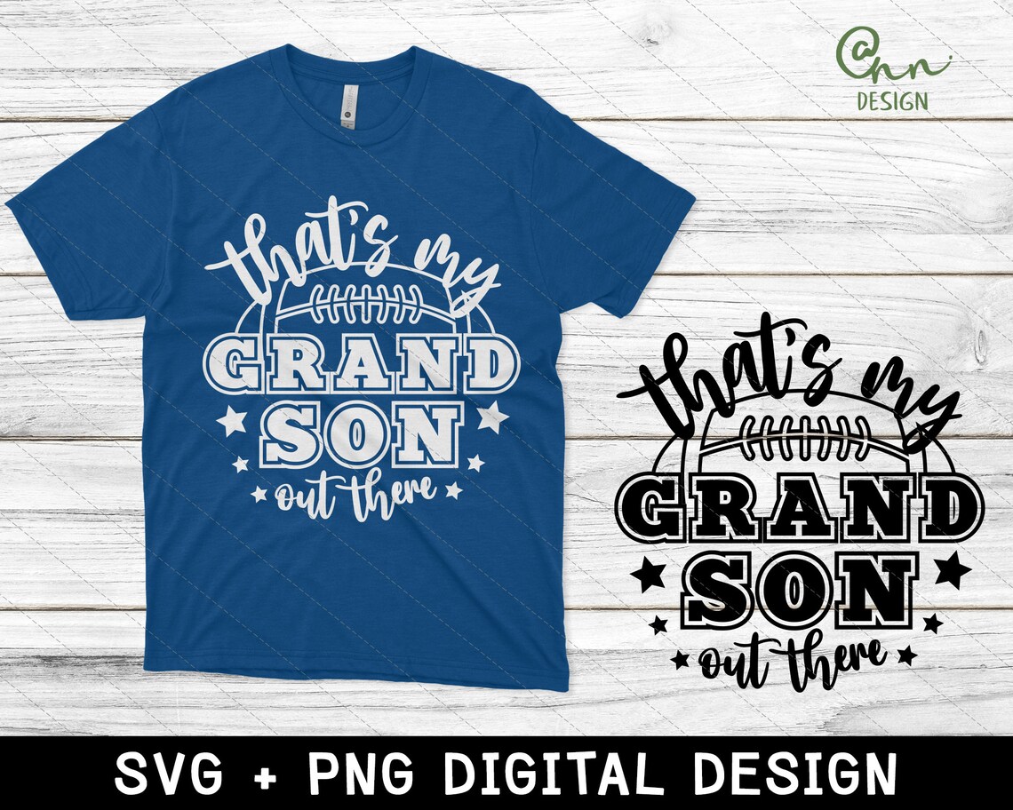 Football Grandma Grandson SVG, PNG, Cricut Files (digital Download) - Etsy