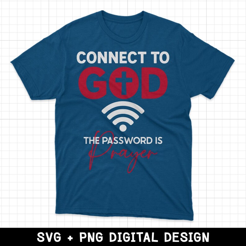 Connect to God Prayer SVG, Religious Worship Design (SVG, PNG) - Etsy