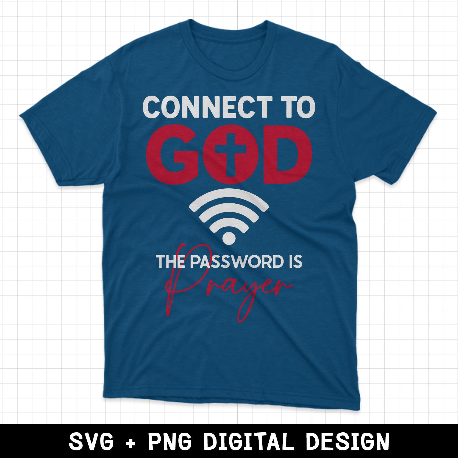 Connect to God the Password is Prayer SVG, Worship Sayings, Prayer Svg ...