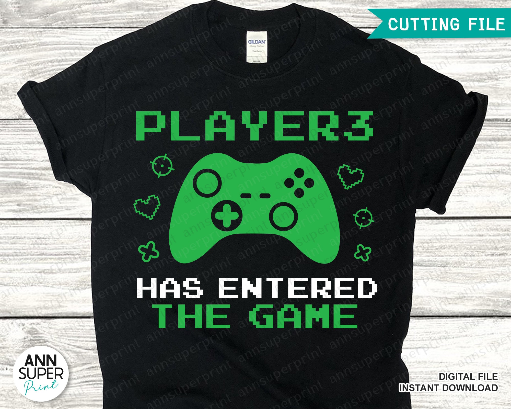 Player 3 Has Entered the Game SVG Video Game Player 3 Funny - Etsy