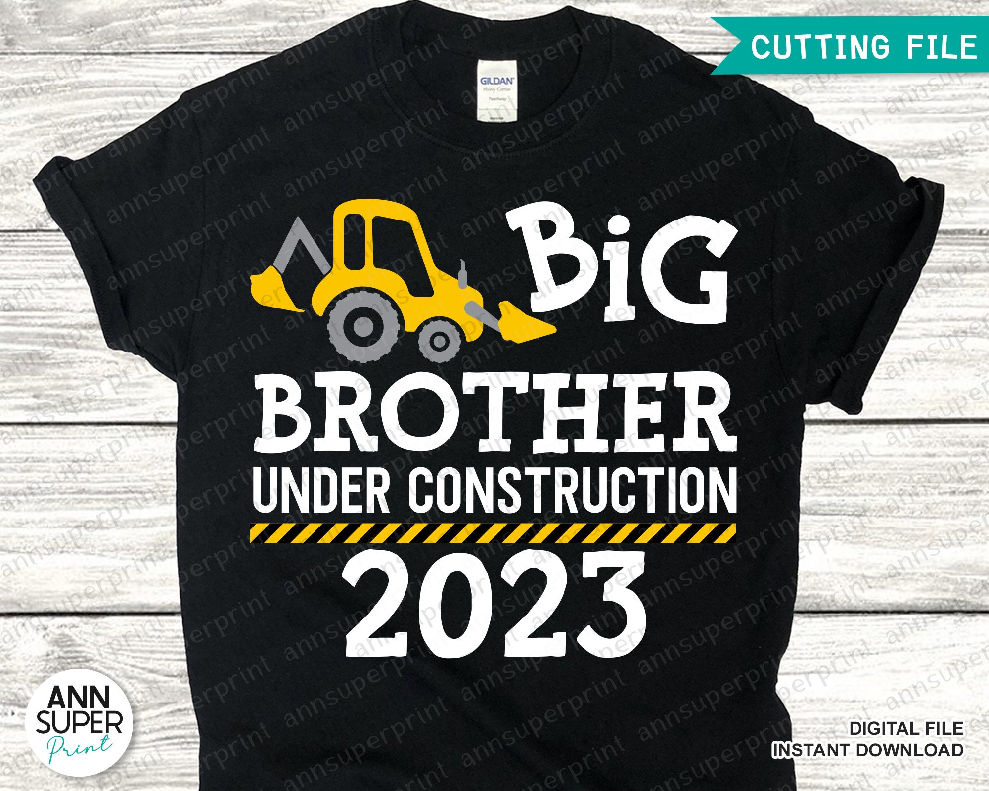 Big Brother Under Construction SVG Big Brother Svg Promoted - Etsy ...