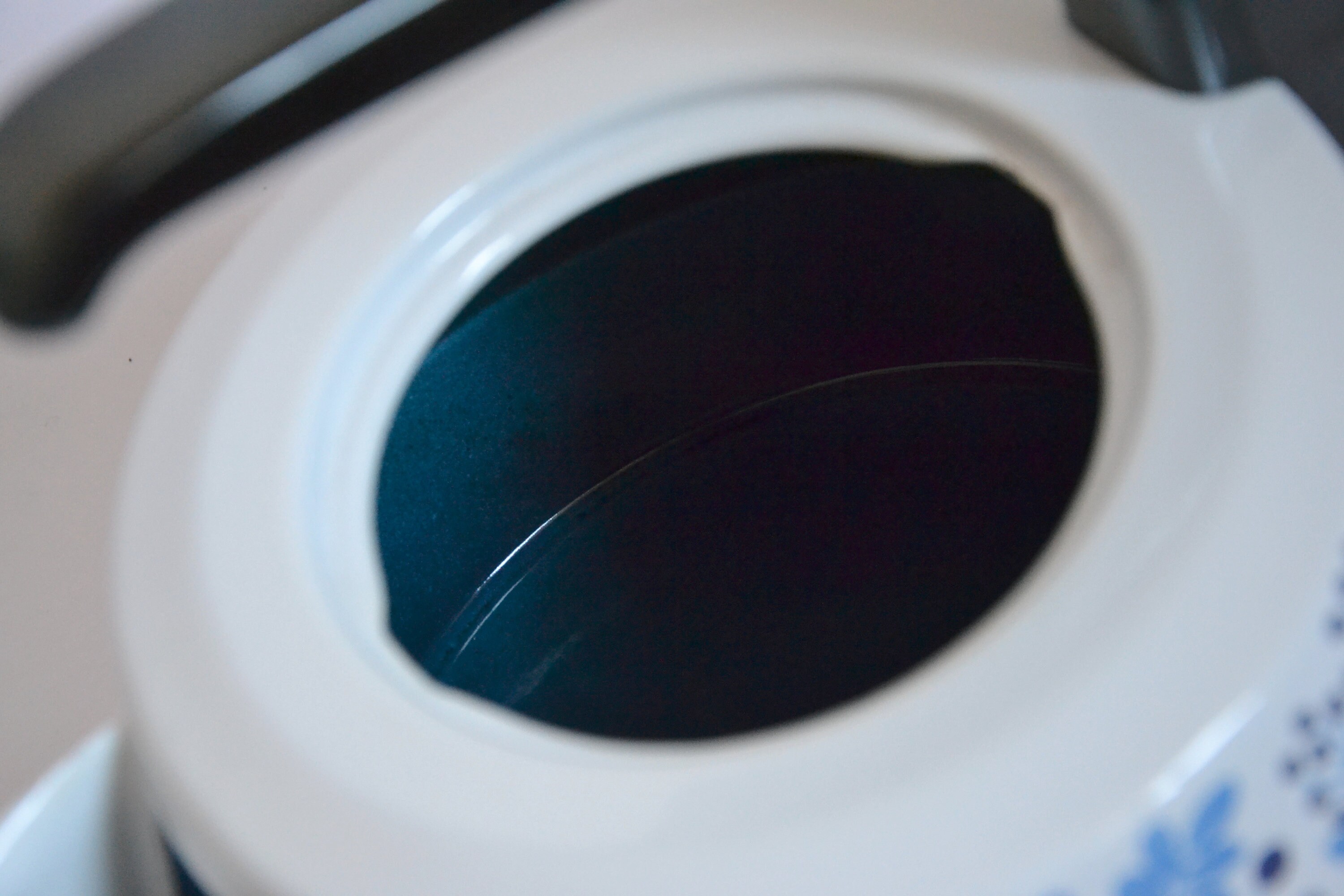 1970s Kettle Enamel Blue White Flowers Floral Vintage Seventy - Etsy UK