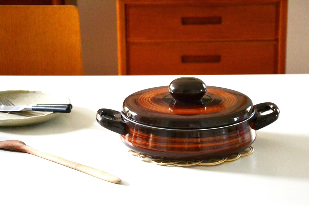 Vintage Pan Enamel 1970s Silit Design Prof. Slany Mid Century Vintage ...