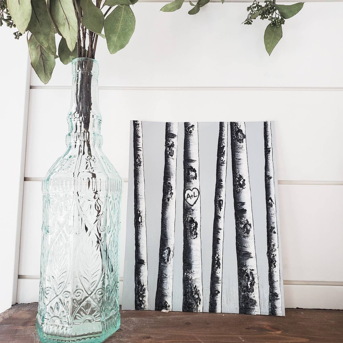 Custom Birch Tree Painting Personalized Gift Birch Tree Art - Etsy Canada