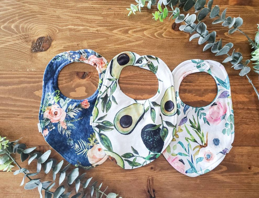 Baby Bibs, Baby Bib Set, Baby Gift, Baby Girl, Pretty Bibs, Modern Bibs ...