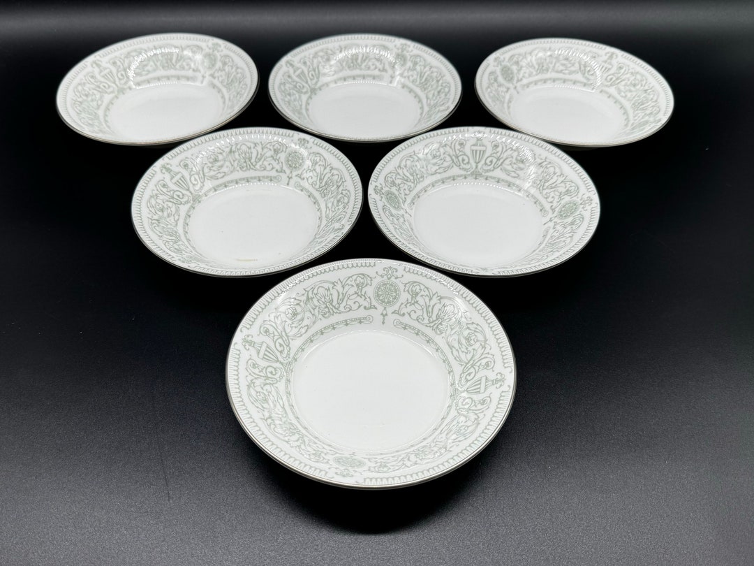 Royal Worcester Allegro 5" Dessert Fruit Bowls(set of 6) Bone China ...