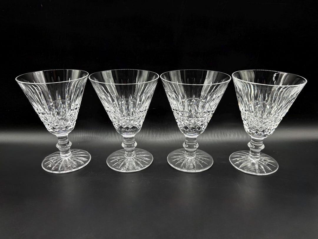 Waterford Tramore 5 5/8" Crystal Water Goblets (set of 4) Irish Crystal ...