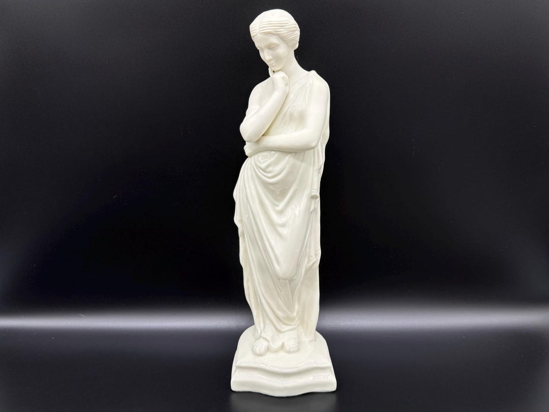 Belleek Greek Lady China Statue Ireland - Etsy