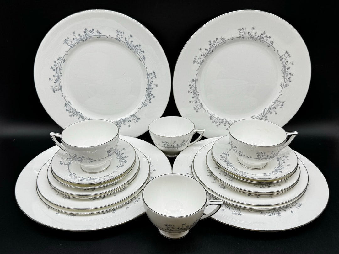 Minton Pandora 5 Piece Place Setting X 4 Bone China England 20 Pieces ...