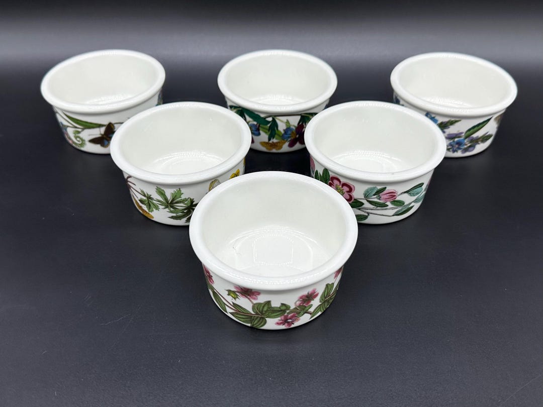 Portmeirion Botanic Garden Small Ramekin Dishes set of 6 England - Etsy