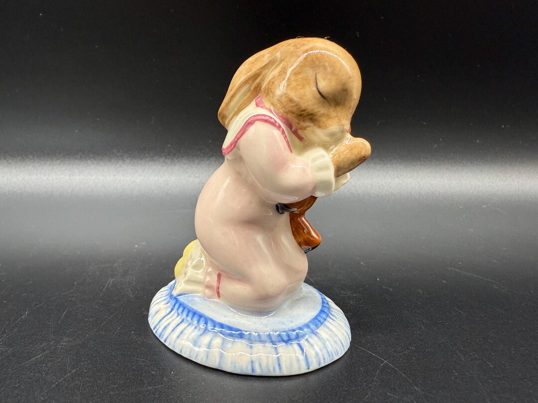 Royal Doulton Goodnight Bunnykins Figurine England - Etsy