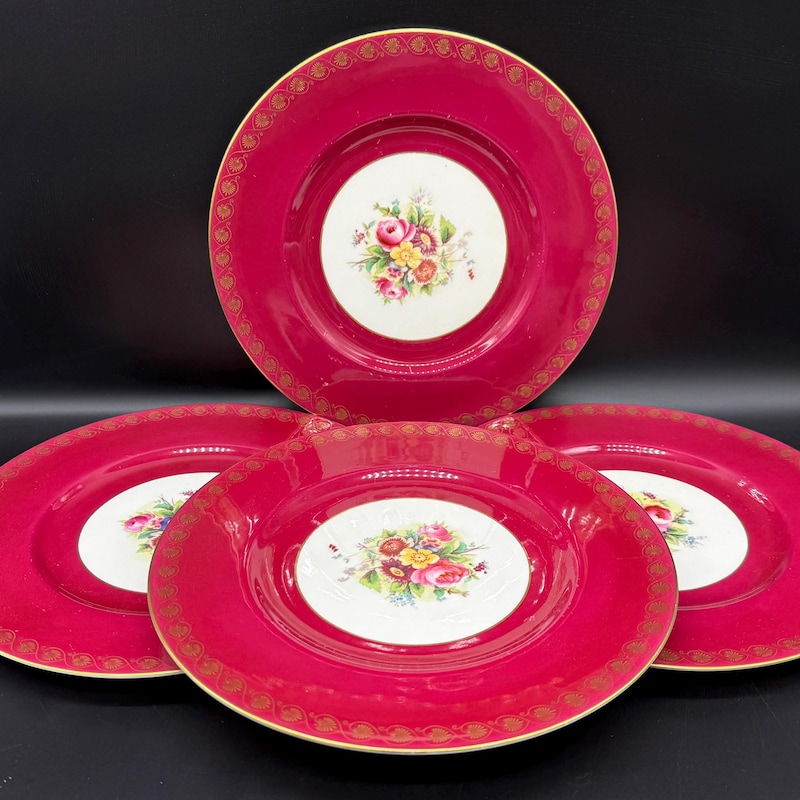 Royal Worcester Antique Plate - Etsy