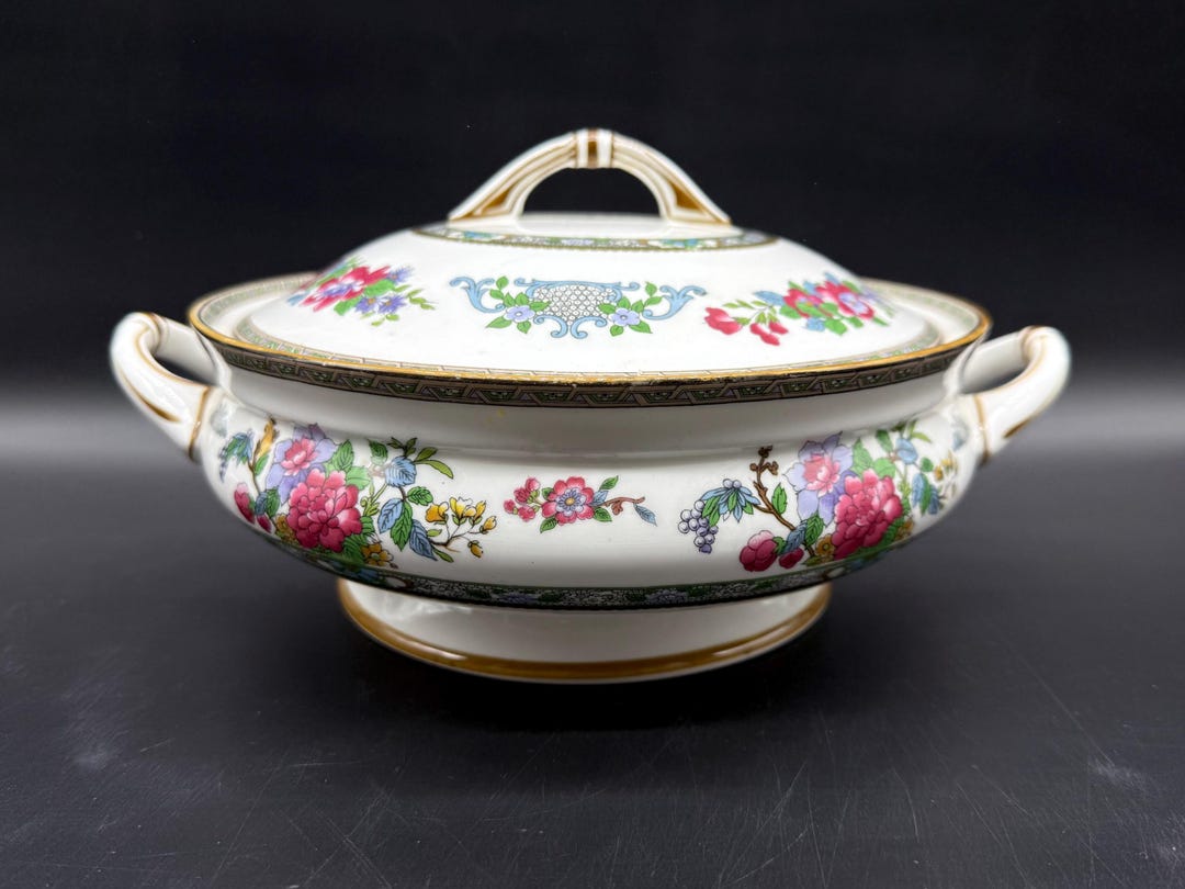 Paragon Tree of Kashmir Covered Serving Bowl Bone China England - Etsy