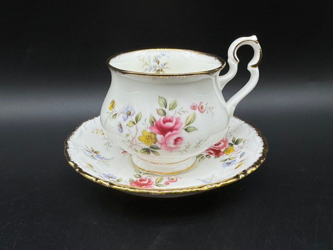 Royal Albert Tenderness Tea Cup Saucer Set Bone China England - Etsy