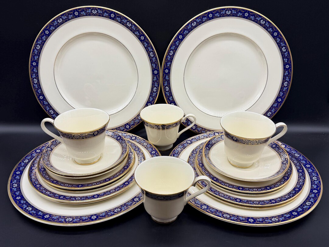 Minton Edinburgh 5 Pieces Place Setting X 5 Bone China England 19 ...