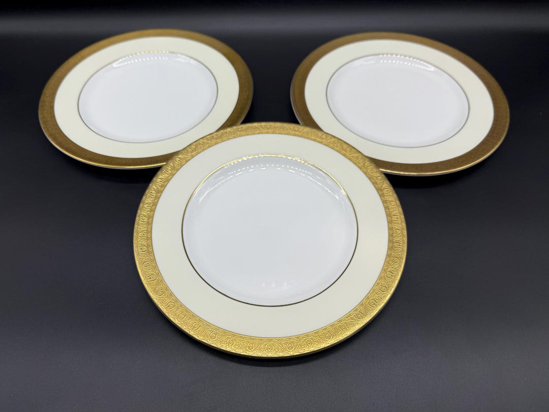 Minton Buckingham Salad Plates (set of 3) Bone China England - Etsy