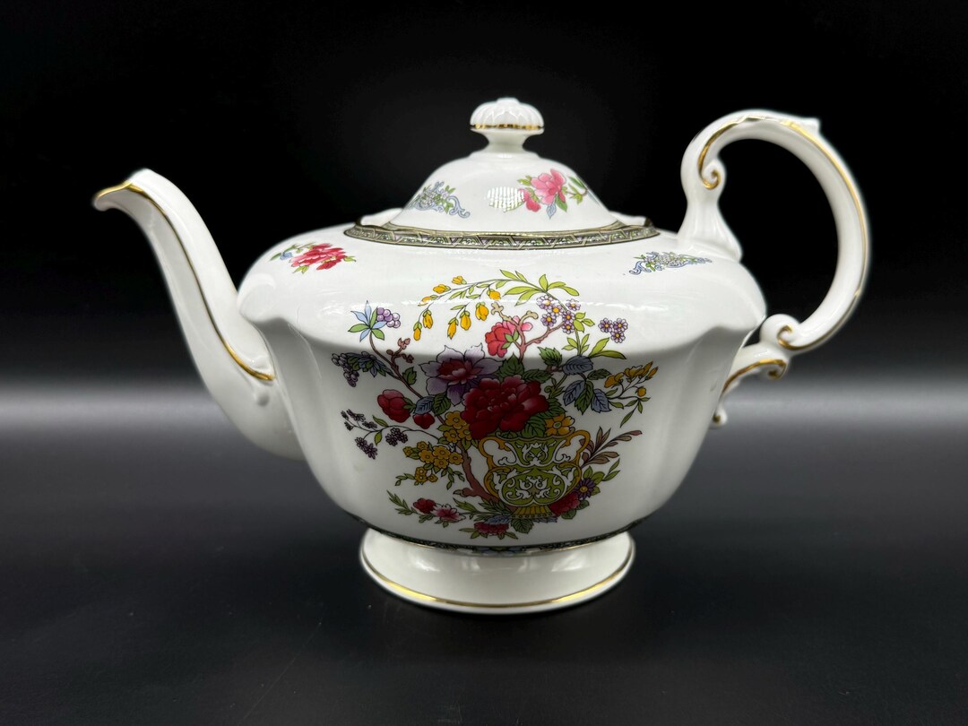 Paragon Tree of Kashmir Large Teapot Bone China England - Etsy