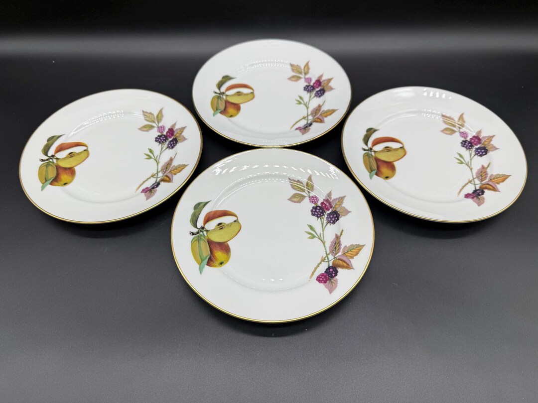 Royal Worcester Evesham Bread Butter Plates (set of 4) Oven to Table ...