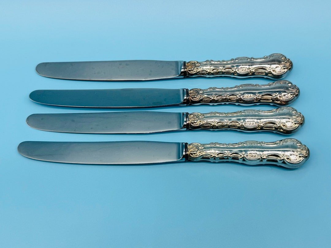 Birks Regency Plate Louis De France 8 1/2" Lunch Knives(set of 4 ...