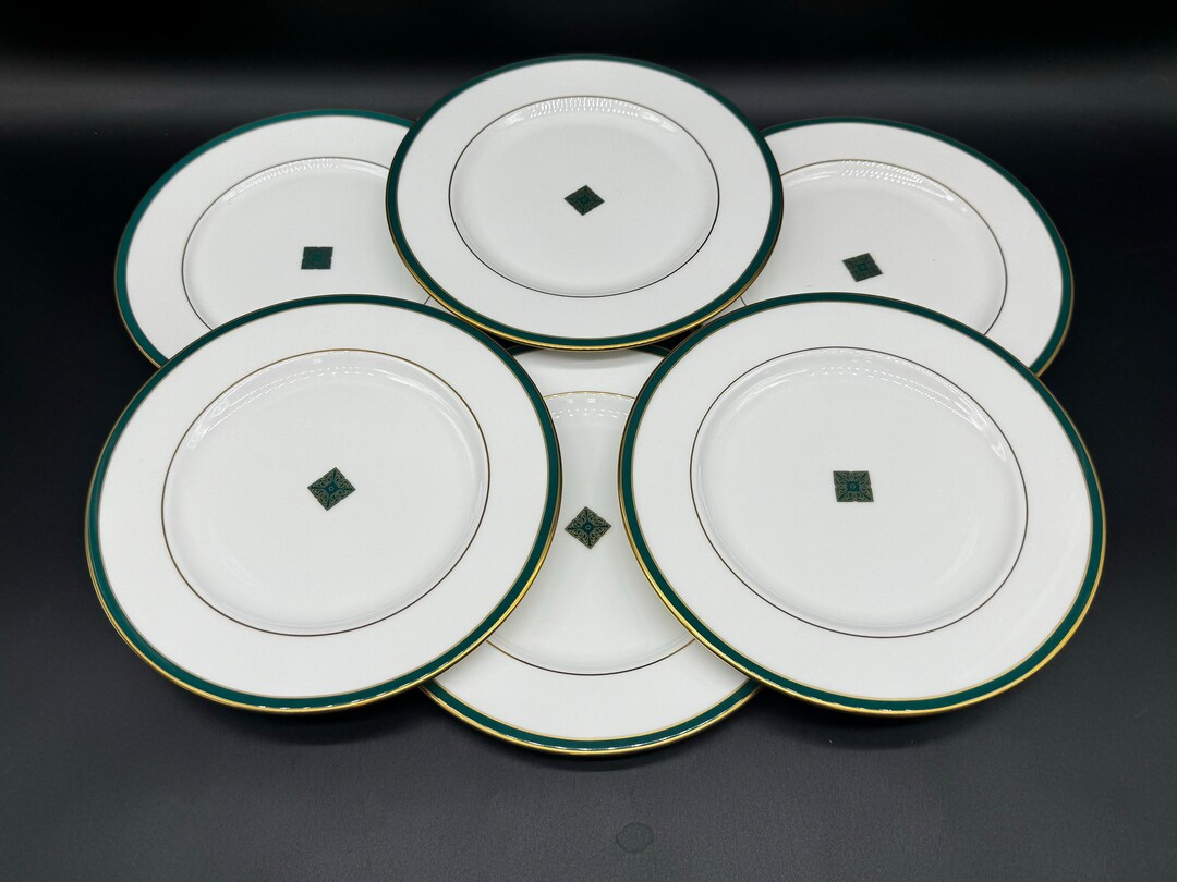 Lenox Debut Collection Margaret Salad Plates(set of 6) Fine Bone China ...