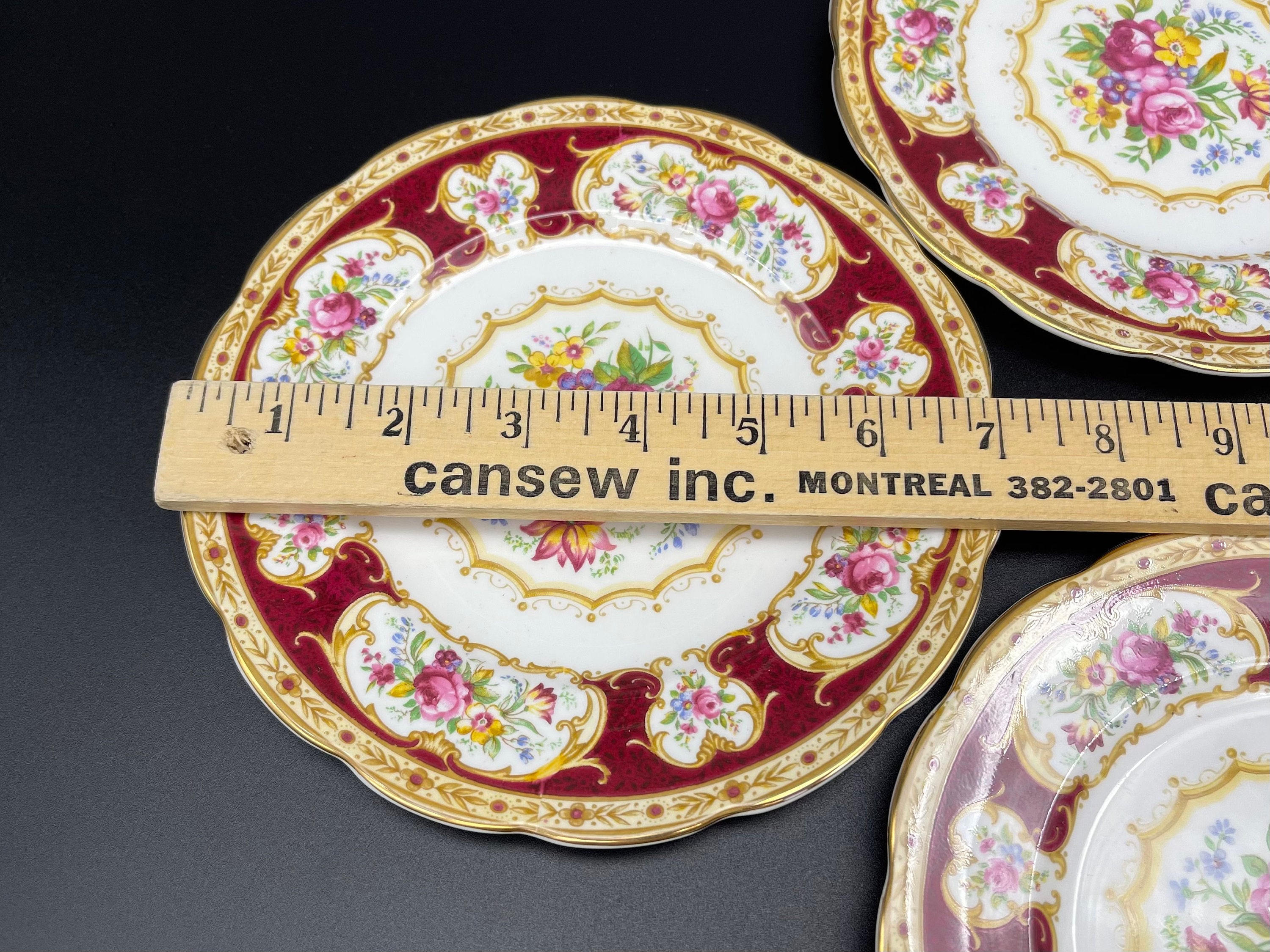 Royal Albert Lady Hamilton 5 Dessert Fruit Nappy x 6 Bone China England ...